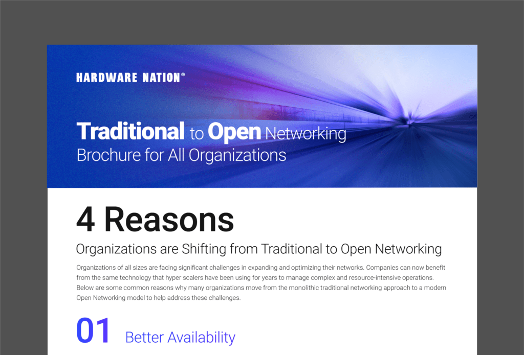 Traditional to Open Networking | Hardware Nation